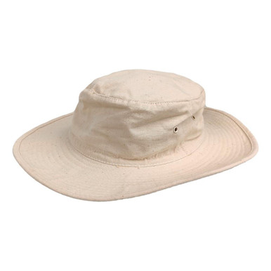 Buffalo Sports Wide Brim Cricket Sun Hat Cream