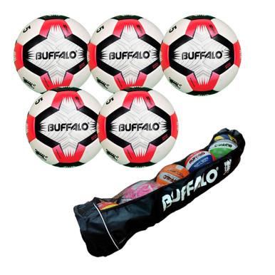 Buffalo Sports International Pro Thermo Bonded Soccerball 5 Pack