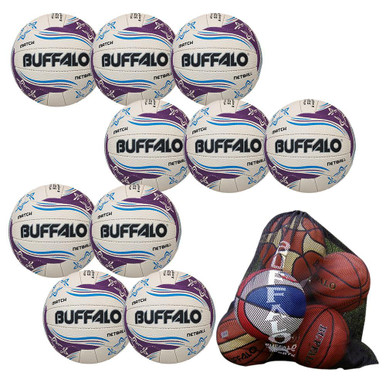 Buffalo Sports Match Pro Netball 10 Pack