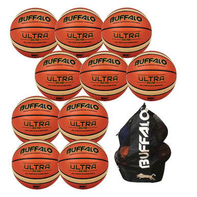 Buffalo Sports BG750 Ultra Composite Basketball 10 Pack