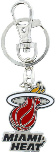 MIAMI HEAT TEAM LOGO HEAVYWEIGHT KEYCHAIN