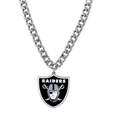 LAS VEGAS RAIDERS HEAVYWEIGHT TEAM LOGO NECKLACE