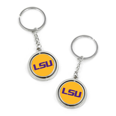 LSU SPINNING KEYCHAIN