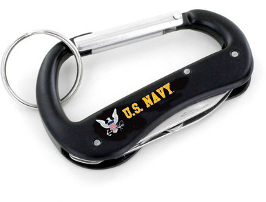 US NAVY MULTI TOOL CARABINER KEYCHAIN (SP)