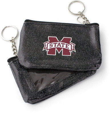 MISSISSIPPI STATE (BLACK) SPARKLE COIN PURSE (OC)