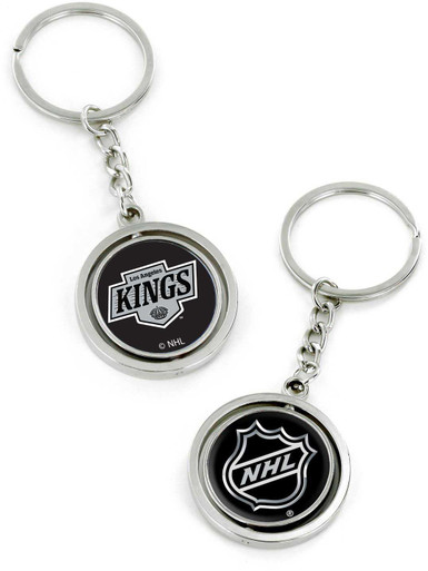LOS ANGELES KINGS LA SPINNING KEYCHAIN