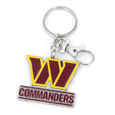WASHINGTON COMMANDERS HEAVYWEIGHT KEYCHAIN