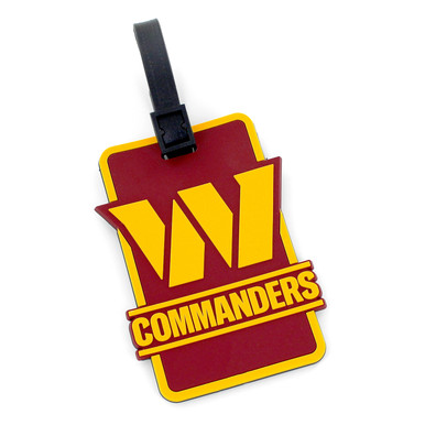 WASHINGTON COMMANDERS SOFT BAG TAG