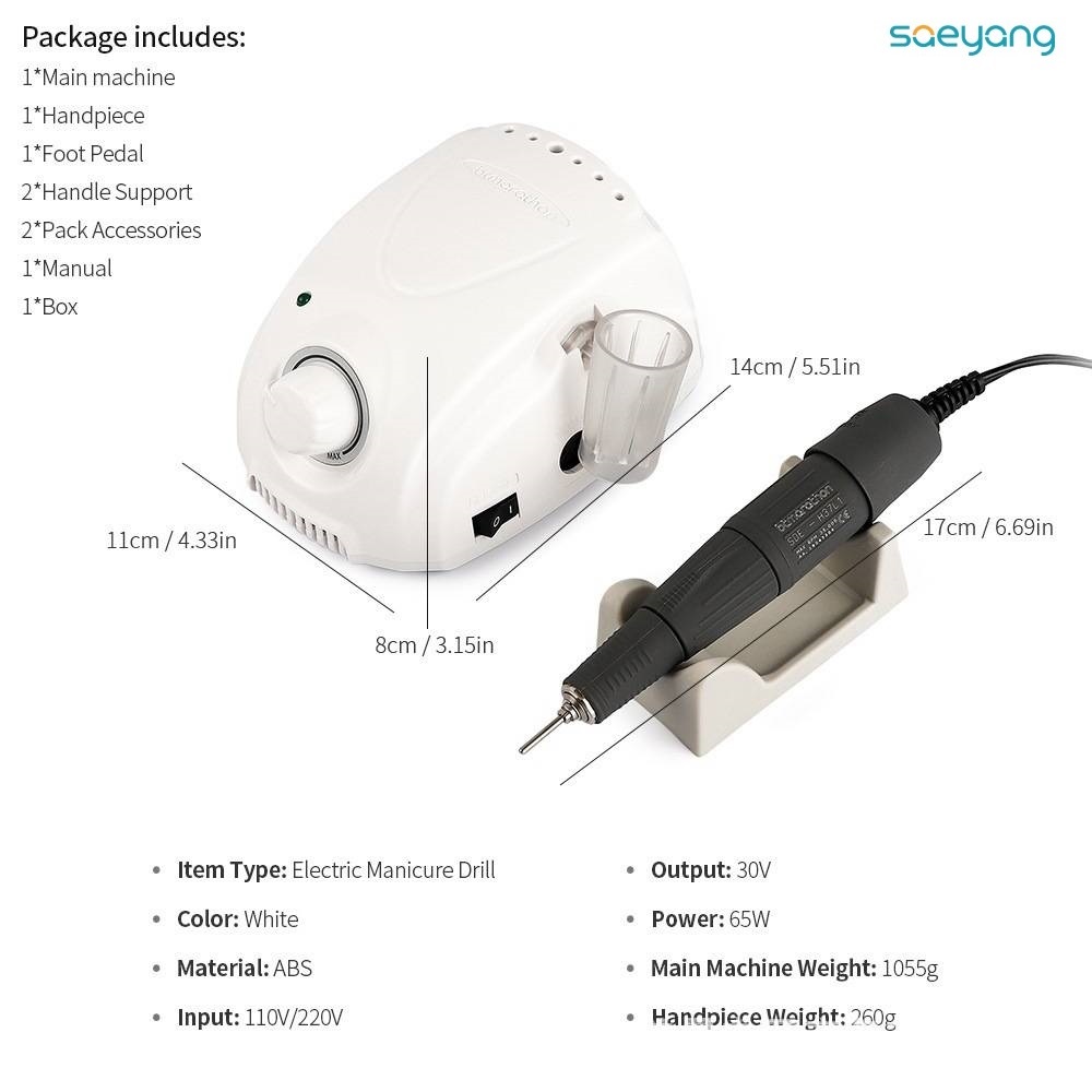 Saeyang Marathon-3 Champion Nail Drill Set - Original (MARATHON3)