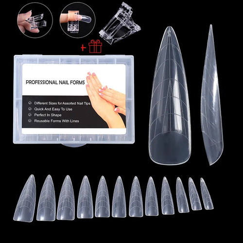 Stiletto Dual Forms False Nail Tips (N11006)