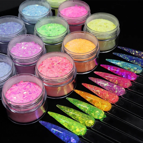 Acrylic Powder Mixed with Glitter Sequins 15g (N3002)