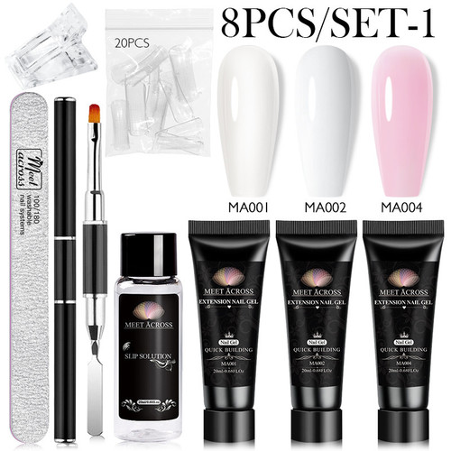 Nail extension Polygel Kit Set