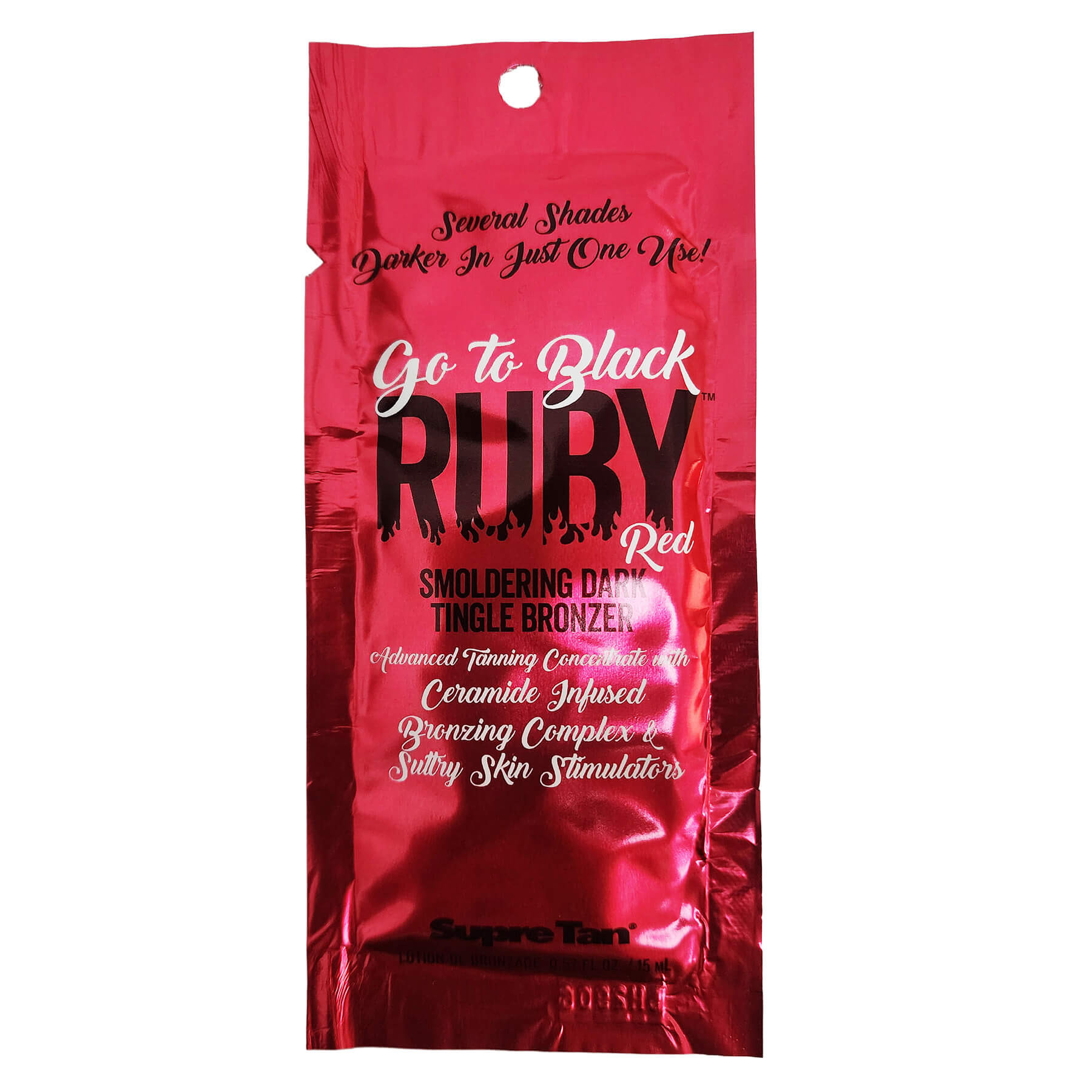 Supre Go To Black Ruby Red Smoldering Dark Tingle Bronzer - .57 oz. Packet