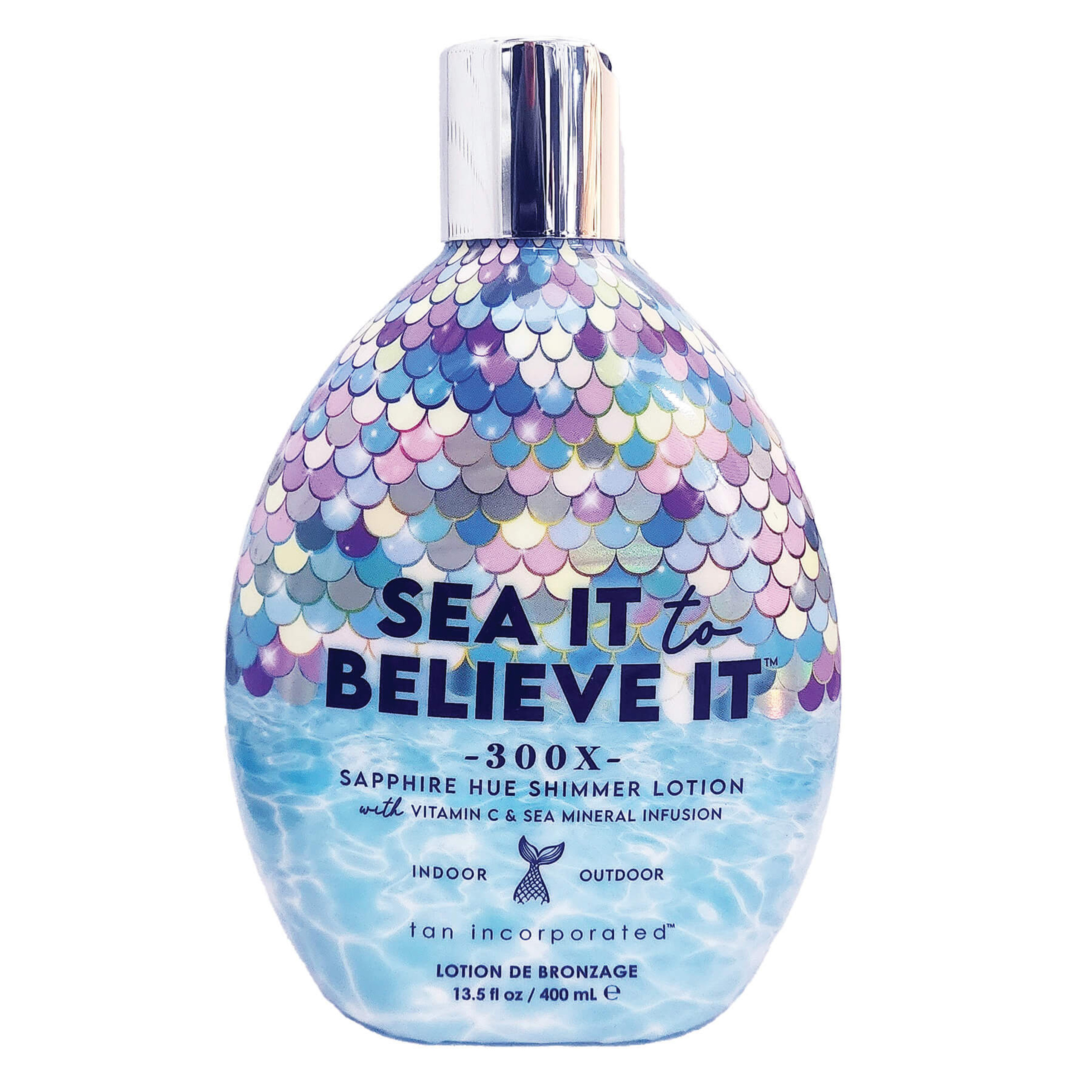 Tan Inc. Sea It To Believe It 300X Sapphire Hue Shimmer Lotion - 13.5oz