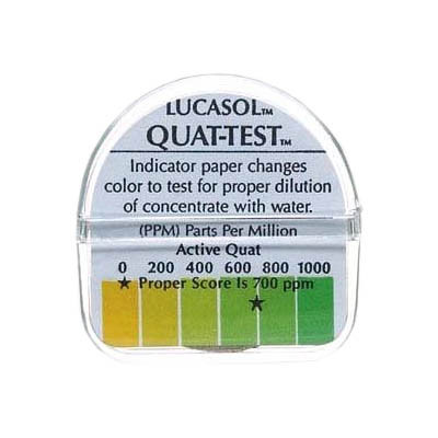 Lucasol Quat-Test Indicator Paper Strips - 1 Roll