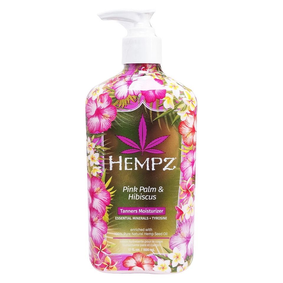 Hempz Pink Palm & Hibiscus Tanning Moisturizer - 17 oz.