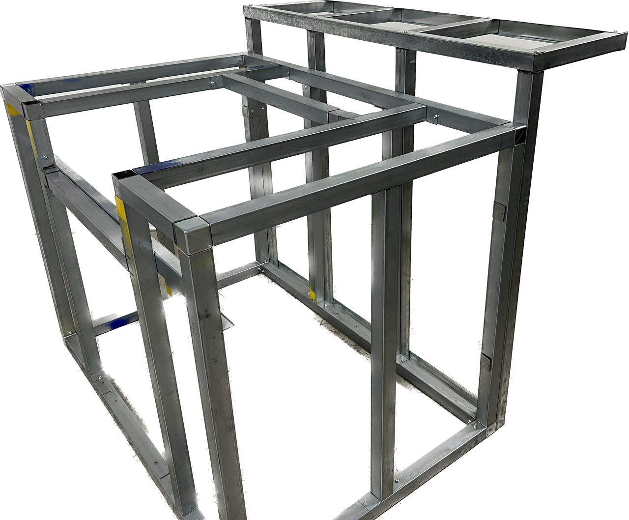 4ft Welded Split Bar Counter for Outdoor Kitchens