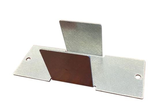 1 way coupler (machine made) for 25mm x 25mm steel tubes