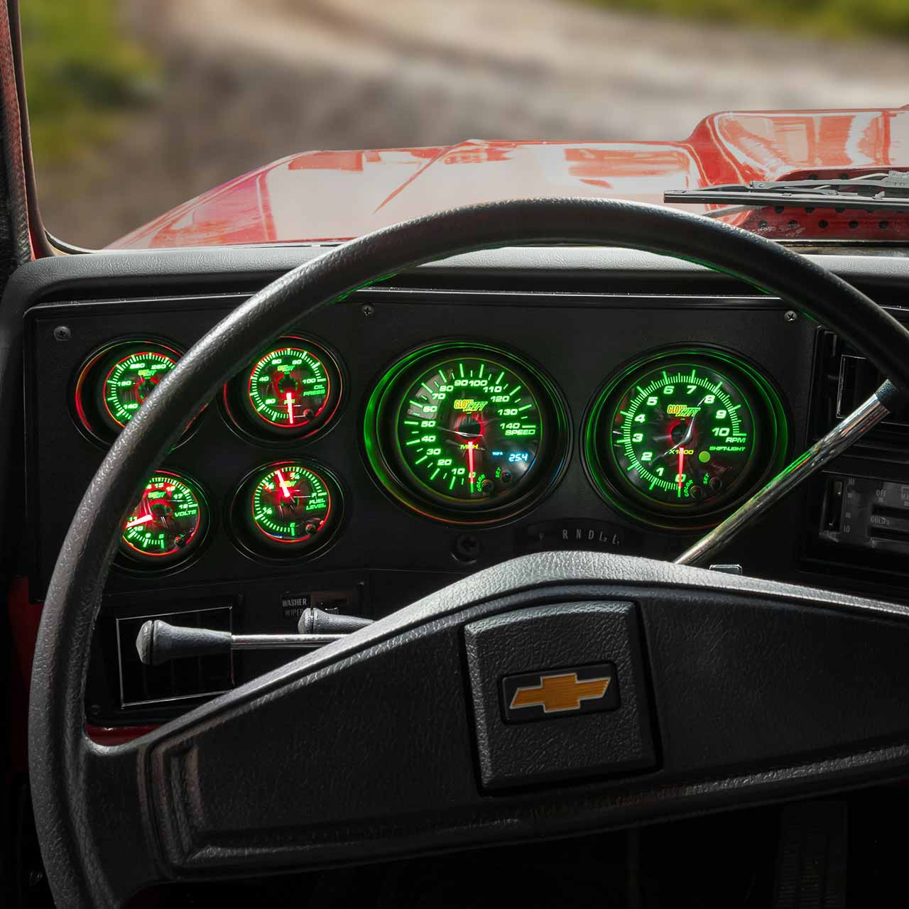 7 Color Series Cluster Dashboard Panel Gauge Package for 1973 1991 Chevrolet GMC Suburban