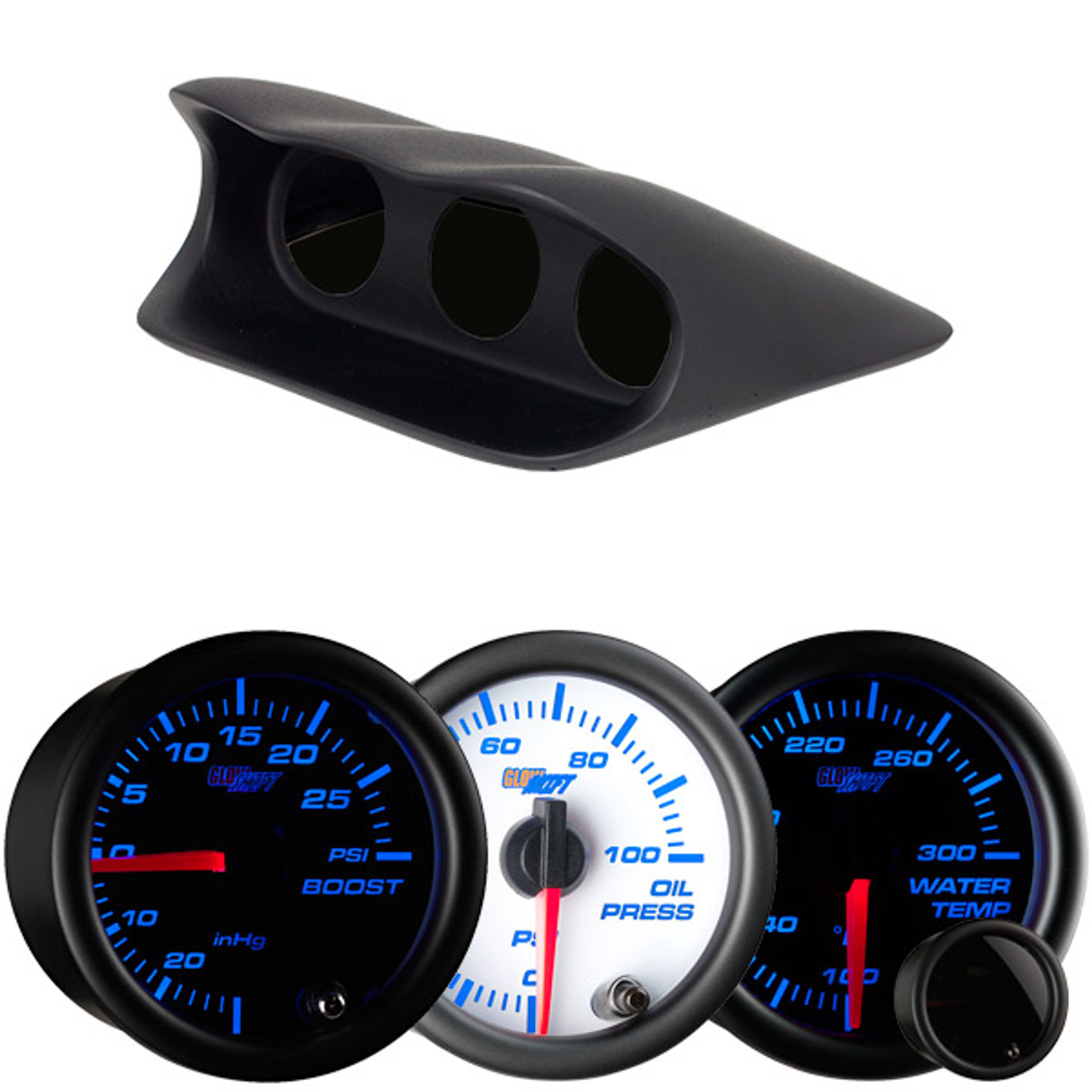 GlowShift | 2002-2007 Subaru Impreza WRX STI Gauge Pods