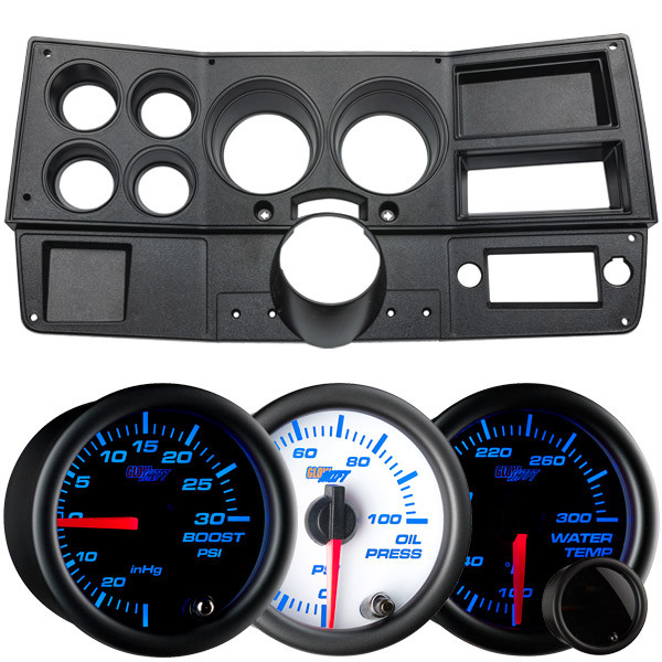 GlowShift | 7 Color Series Cluster Dash Panel Package for 1973-1987 ...