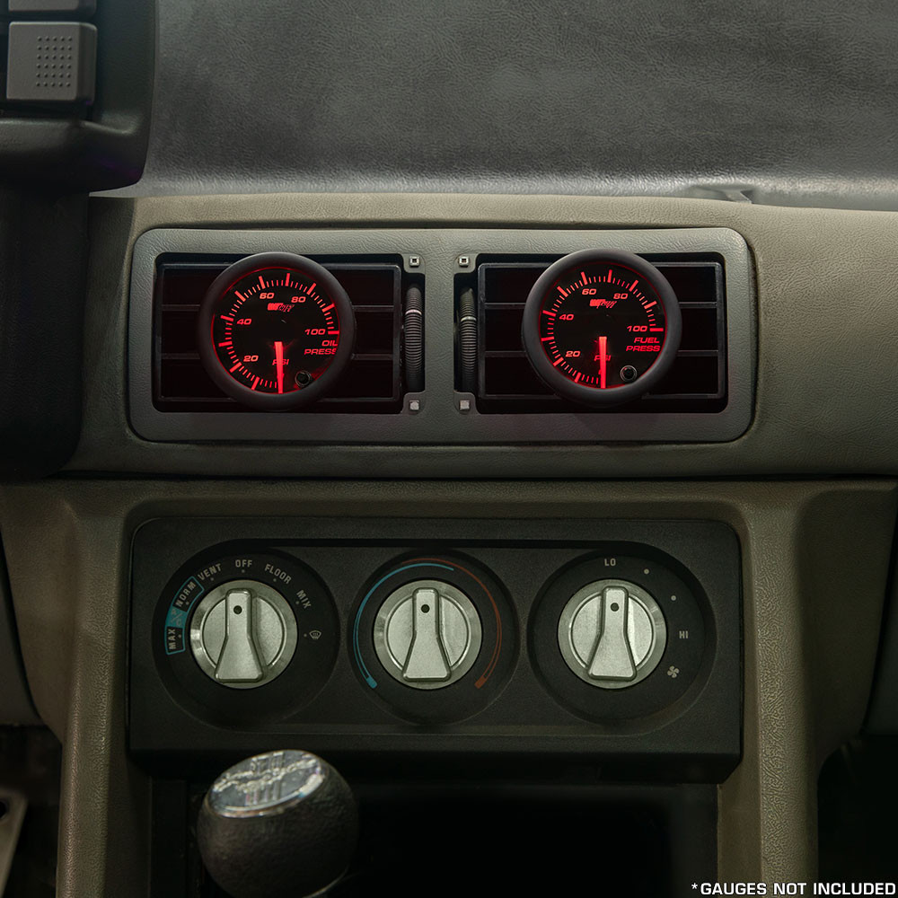 GlowShift | 3rd Generation 1987-1993 Ford Mustang Vent Gauge Pod