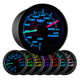 GlowShift | Tinted 7 Color Series Dual Needle Air Pressure Gauge