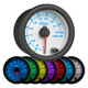 GlowShift | White 7 Color Series Volt Gauge for Cars and Trucks