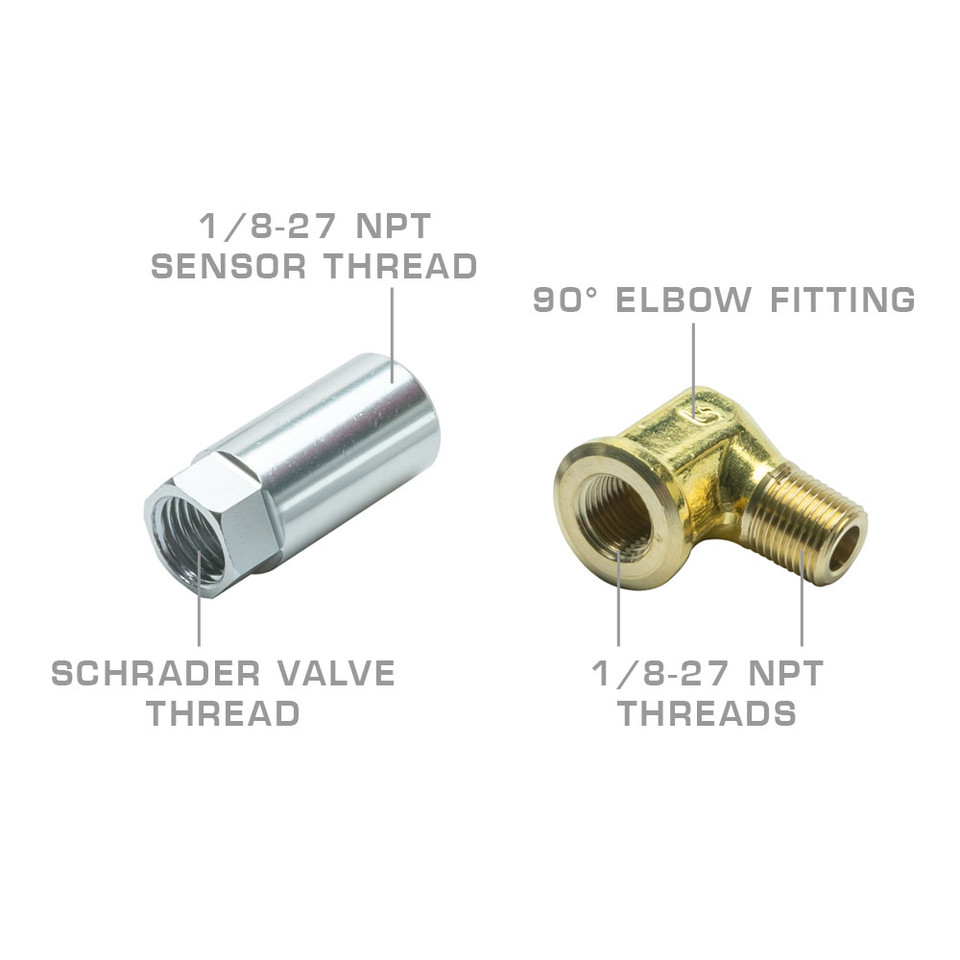GlowShift | Fuel Rail Schrader Valve Adapter For Chevrolet GM LS Engines