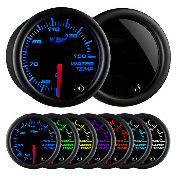 GlowShift | Tinted 7 Color Series Celsius Water Temperature Gauge