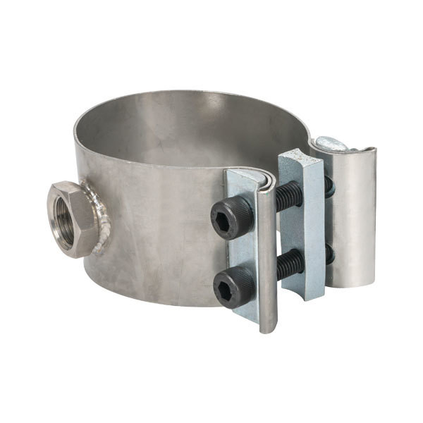 GlowShift | 2-3/4” to 3” Clamp-On Wideband O2 Sensor Bung Adapter