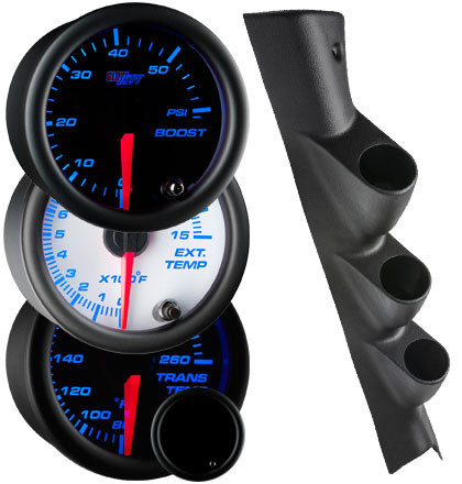 GlowShift | 7 Color Series Triple Gauge Package for 2017-2020 Ford F150 ...