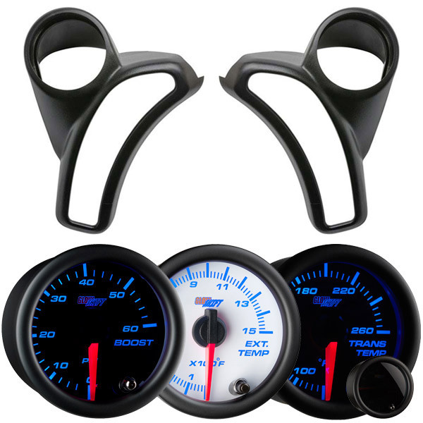 GlowShift | 7 Color Series Dual Dashboard Gauge Package for 2005-2013 ...