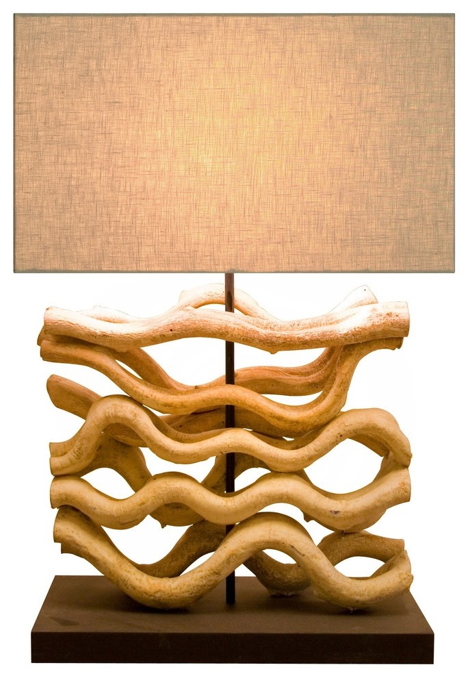 Large Sculpture Table Lamp - Continental Home
