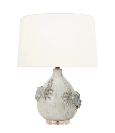 coastal table lamp, nautical lamp, crab lamp, beach house lighting, sea ...