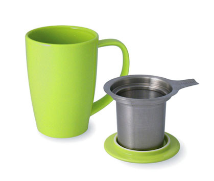 Curve Tall Tea Mug Lavender - 15 oz. - Screen Tea, Inc.