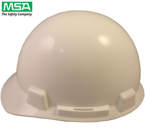 MSA SMOOTHDOME Slotted Caps with 4 Point Fas-Trac III Ratchet Liners ...