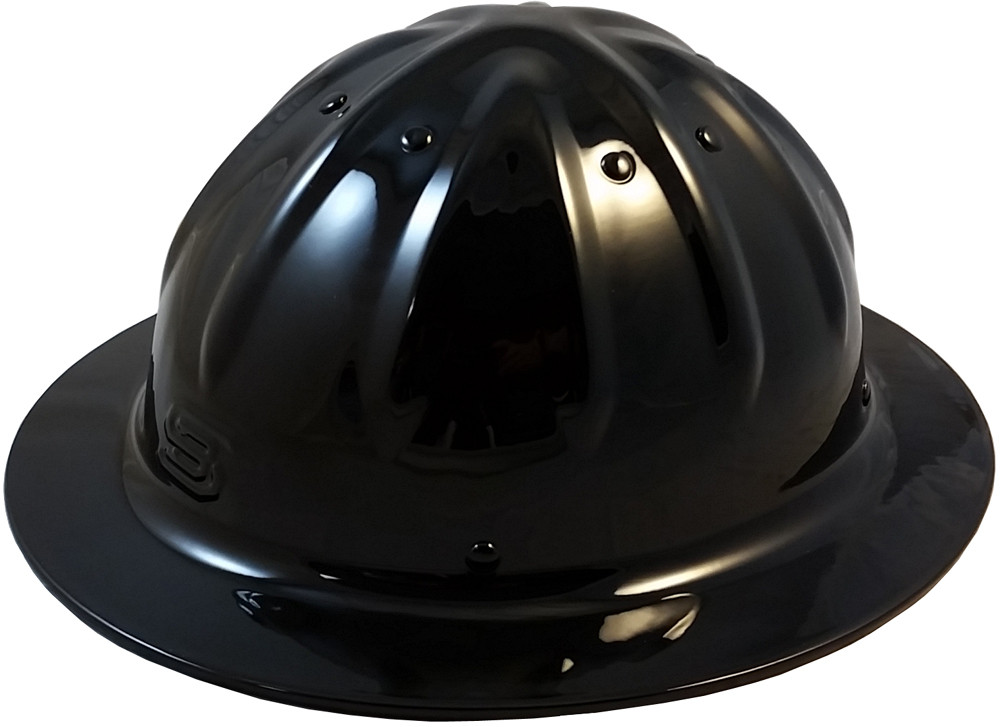 Aluminum Skull Bucket Full Brim Safety Helmets with Ratchet Liners ...
