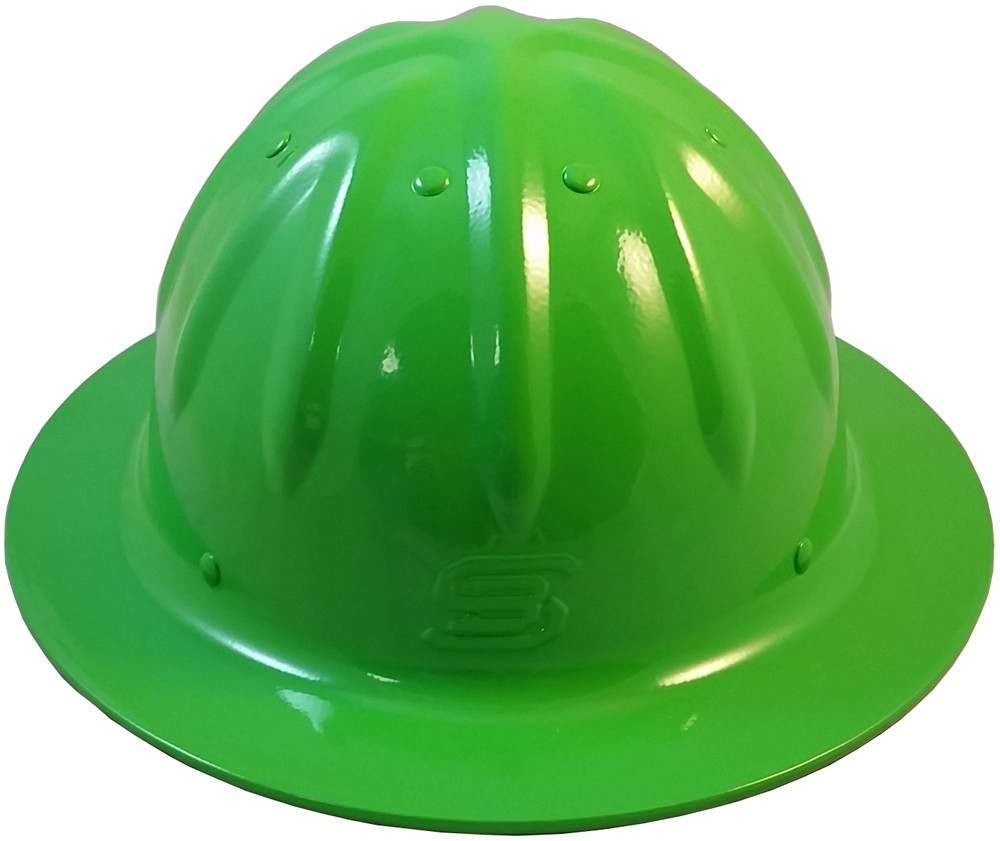 Aluminum Skull Bucket Full Brim Safety Helmets with Ratchet Liners - Hi ...
