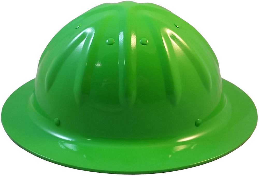 Aluminum Skull Bucket Full Brim Safety Helmets with Ratchet Liners - Hi ...