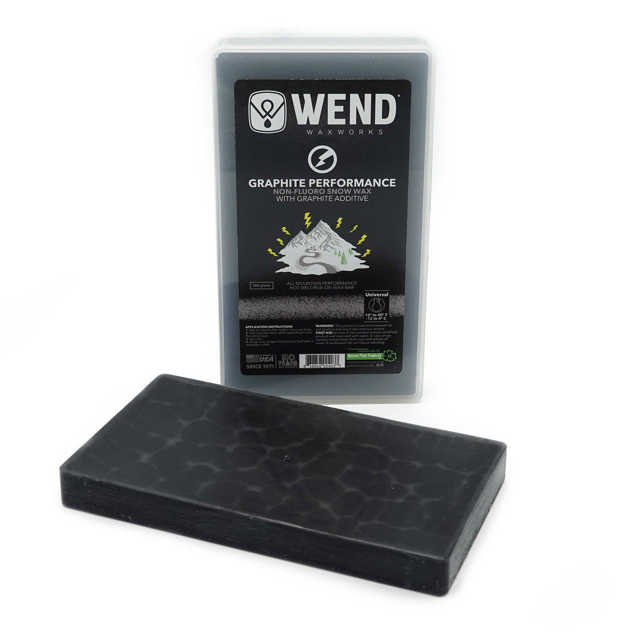 Graphite Performance Hot Meltrub On 300g Wend Performance Snow