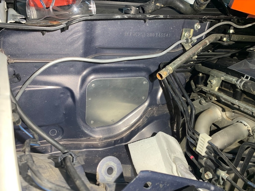 Spec MX-5 Firewall Blockoff Plate