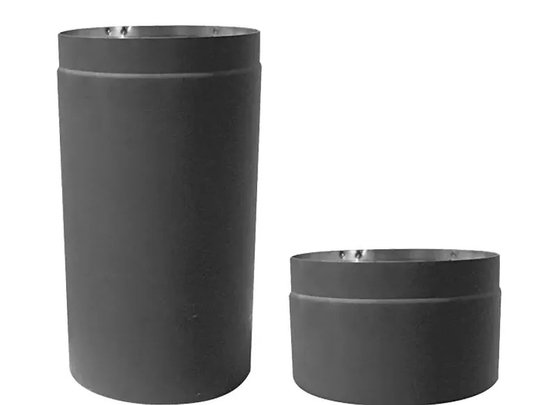 ICC ULTRABlack Stove Pipe | 6" Clearance Double-Wall Venting | Black Swan