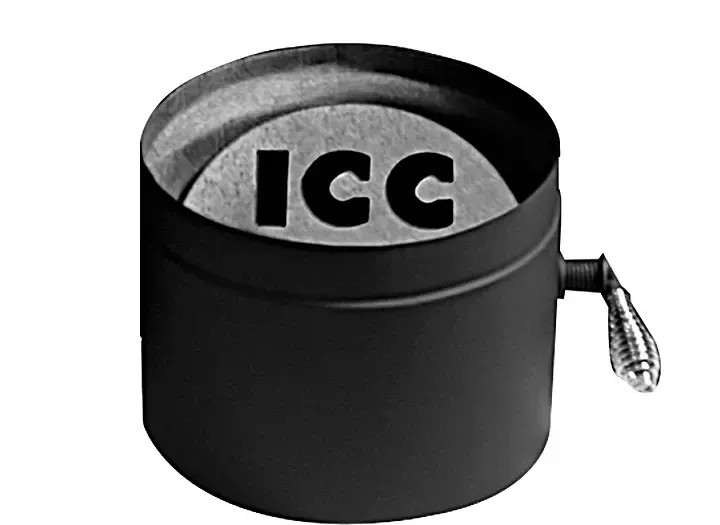 ICC ULTRABlack Stove Pipe | 6" Clearance Double-Wall Venting | Black Swan