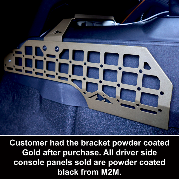 Center Console MOLLE Panel - Driver’s Side - Bronco 6G 2021 ...