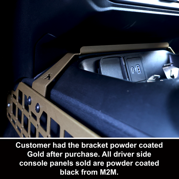 Center Console MOLLE Panel - Driver’s Side - Bronco 6G 2021 ...