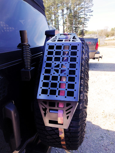 Rear Tire Grip MOLLE,Tire Compatibility: 33in-40in, Broncos,Jeeps,SUVs