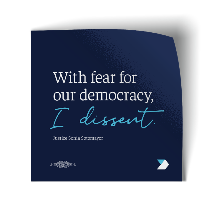 I Dissent (3.5" x 3.5" Vinyl Sticker -- Pack of Two!) - Democracy ...
