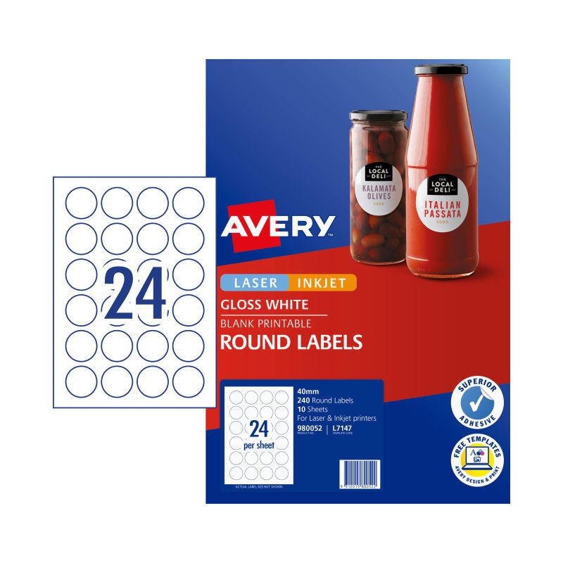 Avery Labels & Stationery | Reliable Office Supplies