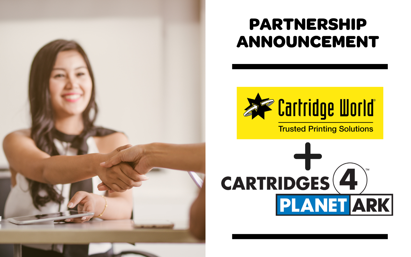 Cartridge World announces new partnership with Cartridges 4 Planet Ark ...